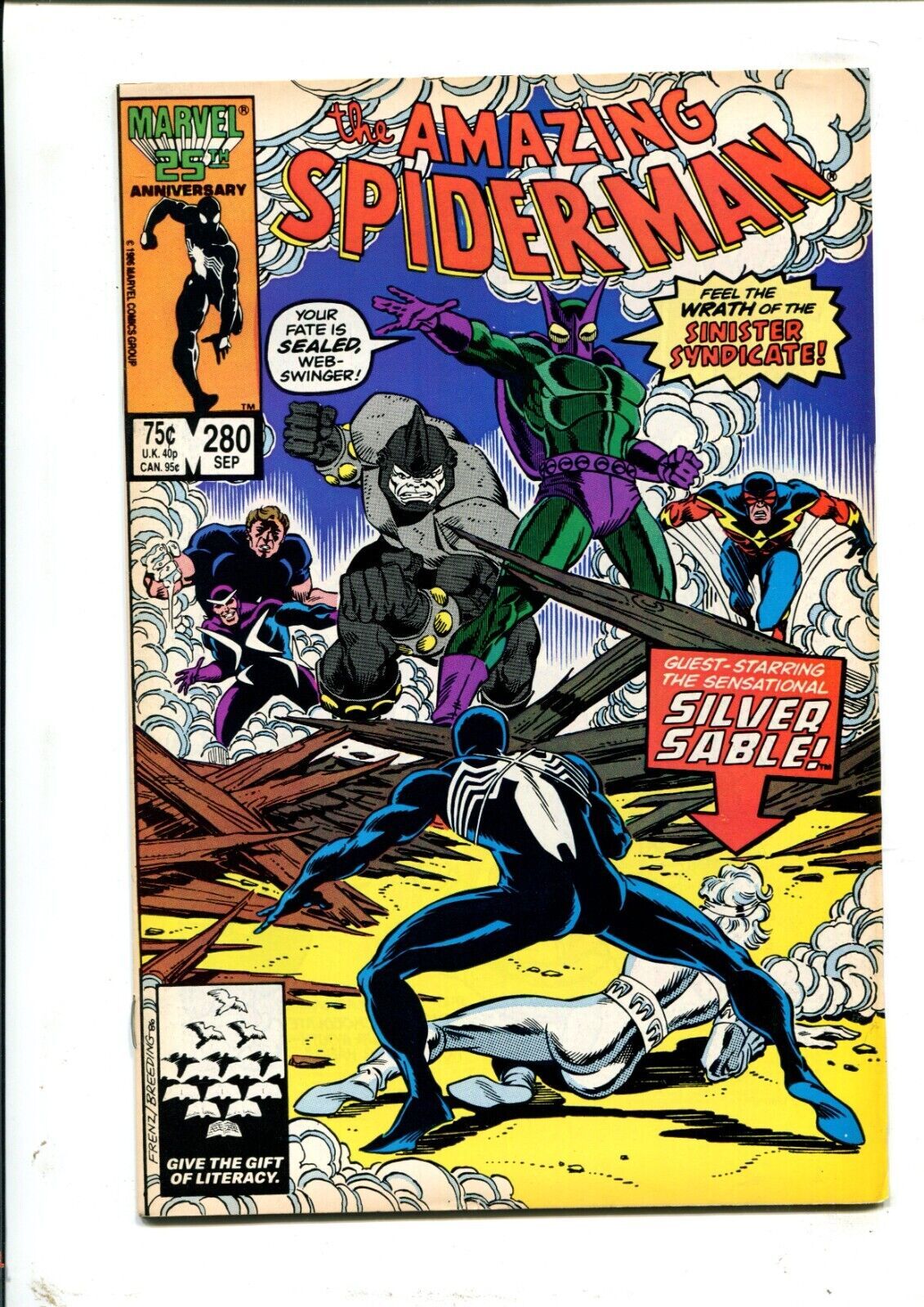 Amazing Spiderman #280 - 1st. Team App. of Sinister Syndicate. (8.5 ...
