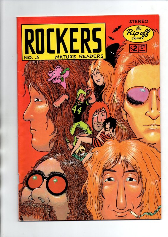 Rockers #1 2 3 4 & 8 set - Giantess - Underground - Rip Off Press ...