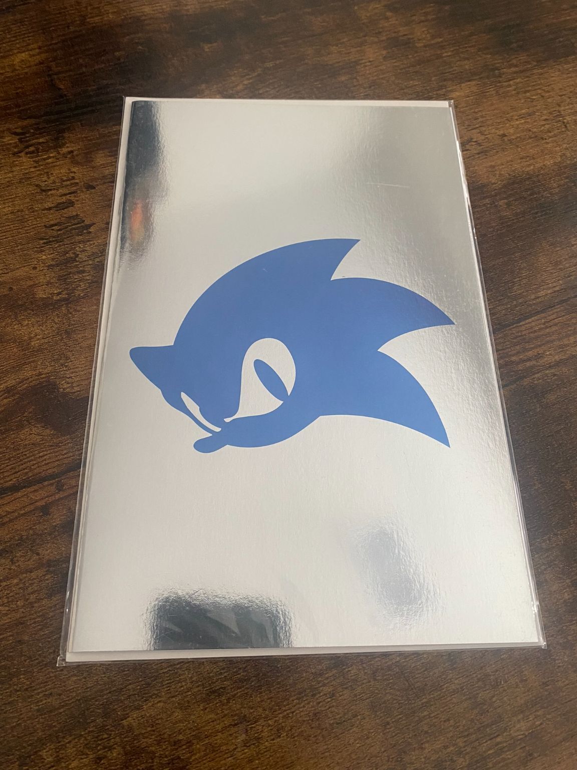 1 of 500 Sonic the Hedgehog #1 Silver Foil Logo NM C2E2 2024 Exclusive ...