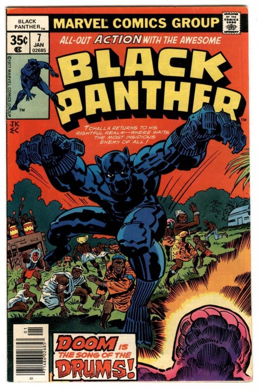 1st JAKARRA Black Panther #7 1978 1st appearance of Bashenga Jack Kirby ...