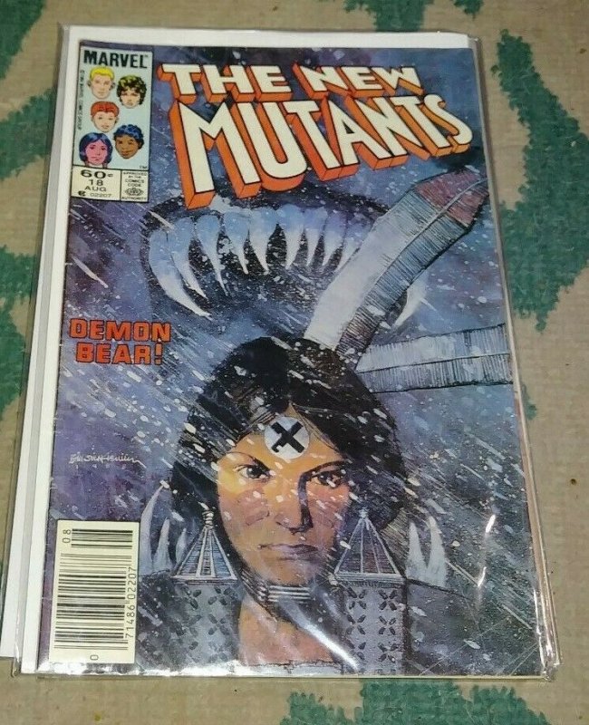 New Mutants # 18 1985 Marvel 1st KEY Warlock Demon Bear Rachel Summers ...