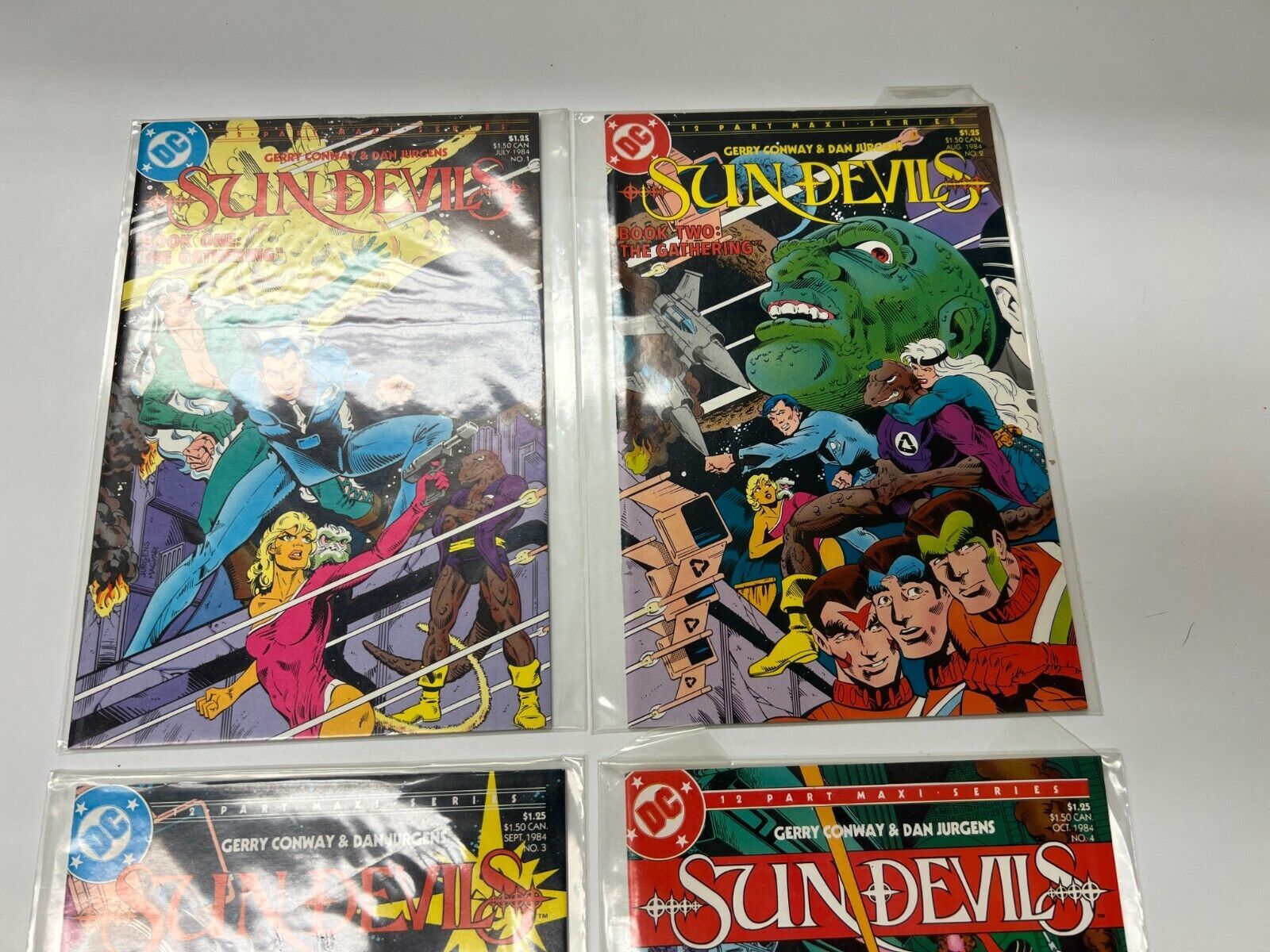 4 SunDevils DC Comic Books # 1 2 3 4 Batman Superman Aquaman Robin 22 ...