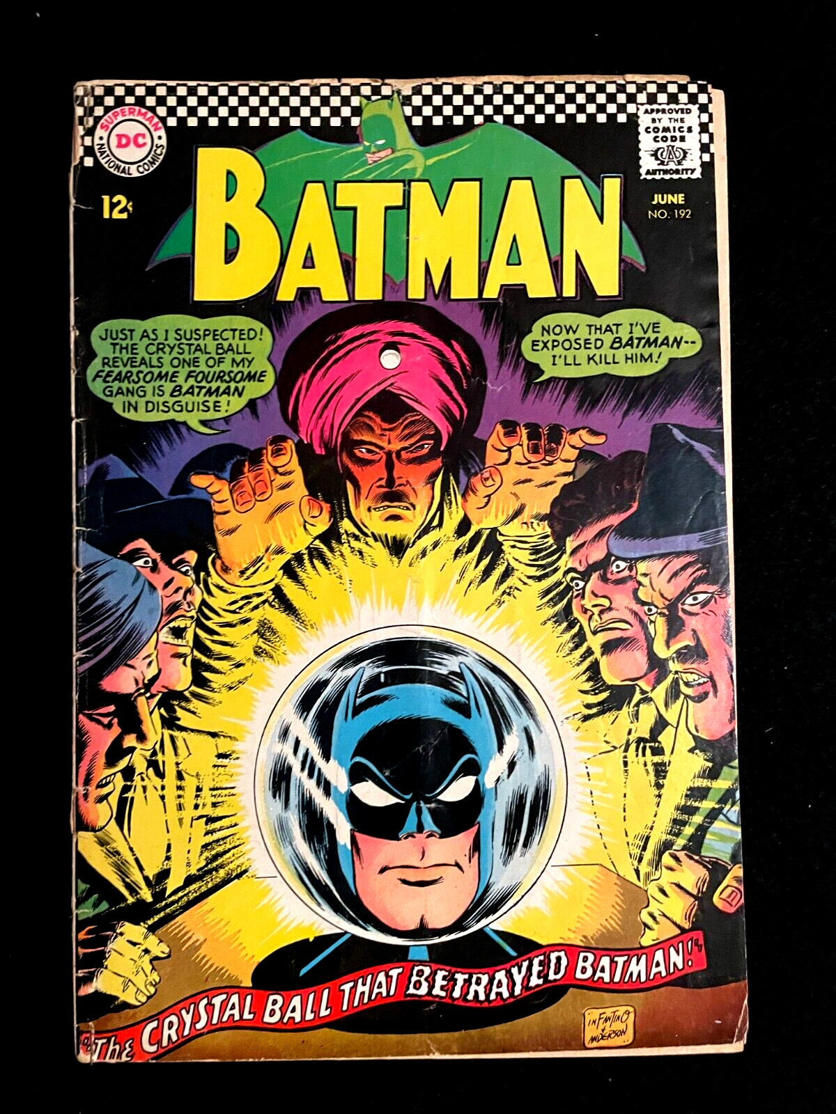 Batman #192 1967 - The Swami Cover | Comic Books - Silver Age, DC ...