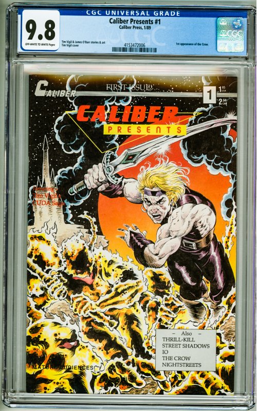 Caliber Presents #1 (1989) CGC 9.8! OWW Pages! 1st Appearance of the ...