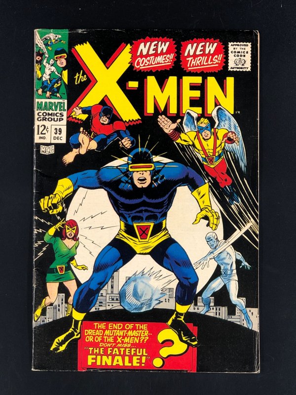 X-Men #39 (1967) FN- Debut of new X-Men suits Origin of Cyclops | Comic ...