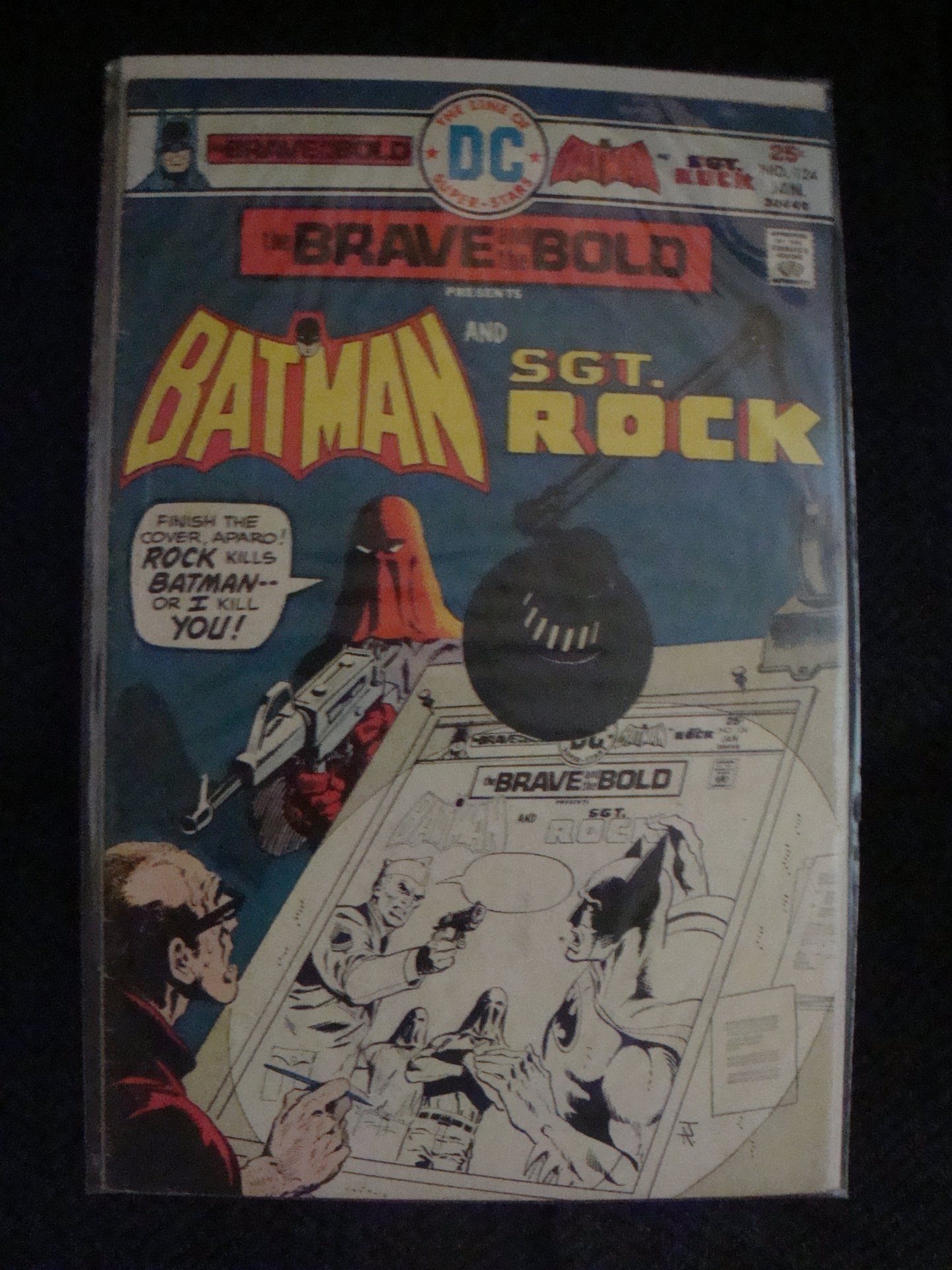 The Brave and the Bold #124 Sgt. Rock Bob Haney Story Jim Aparo Art ...