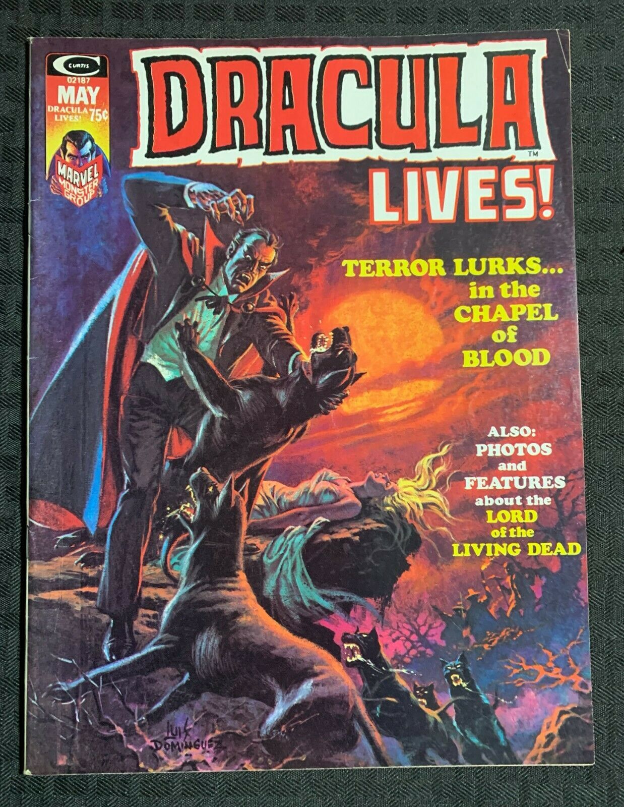 1974 DRACULA LIVES Magazine #6 VG/FN 5.0 Gene Colan / Pablo Marcos ...