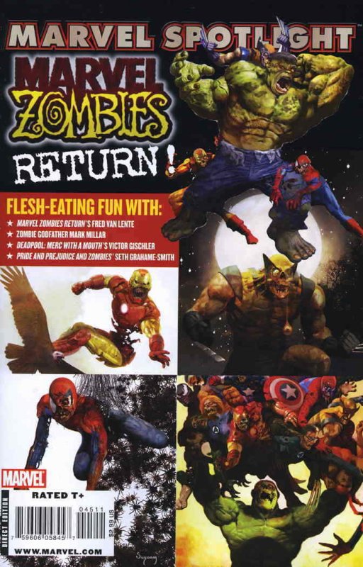 Marvel Spotlight: Marvel Zombies Return #1 VF; Marvel | we combine ...