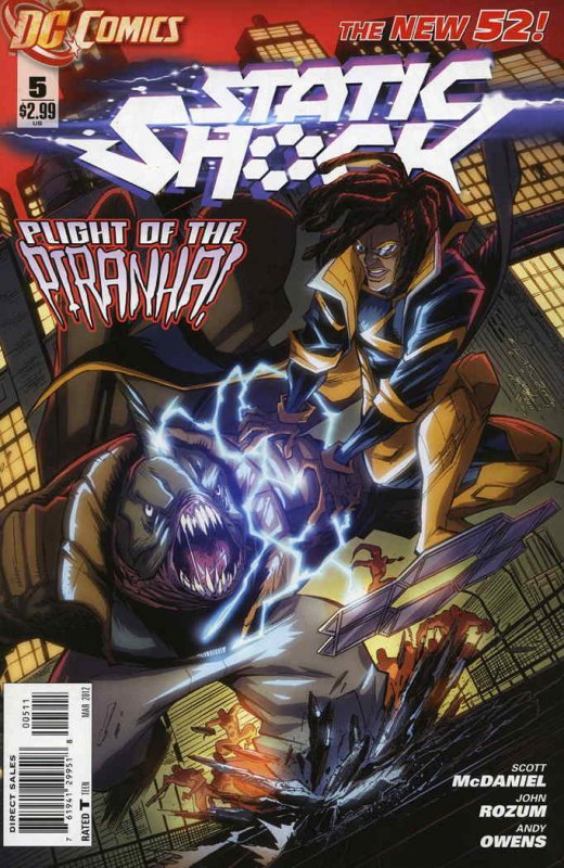 Static Shock Comic Cover