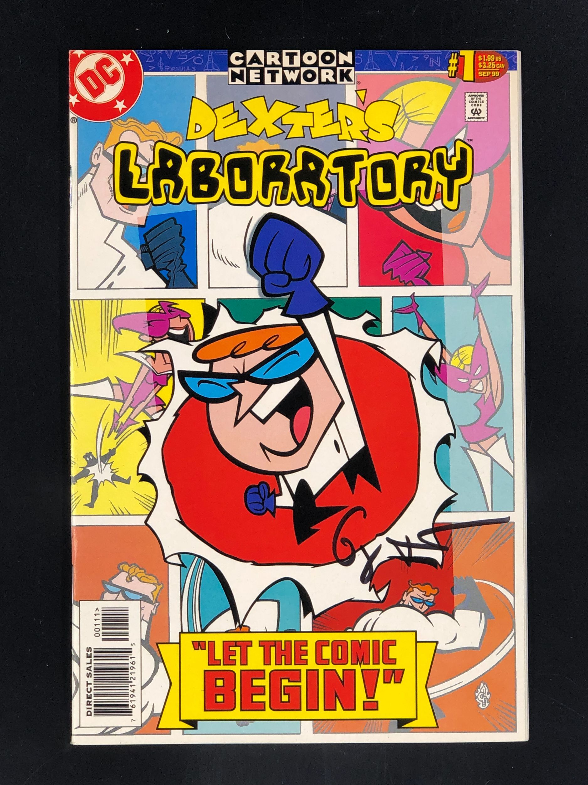 Dexter's Laboratory #1 (1999) VF/NM Signed by Genndy Tartakovsky ...