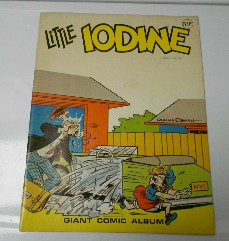 1973 LITTLE IODINE Giant Comic Album Dunn & Eisman Coloring Book VG+ 52 ...