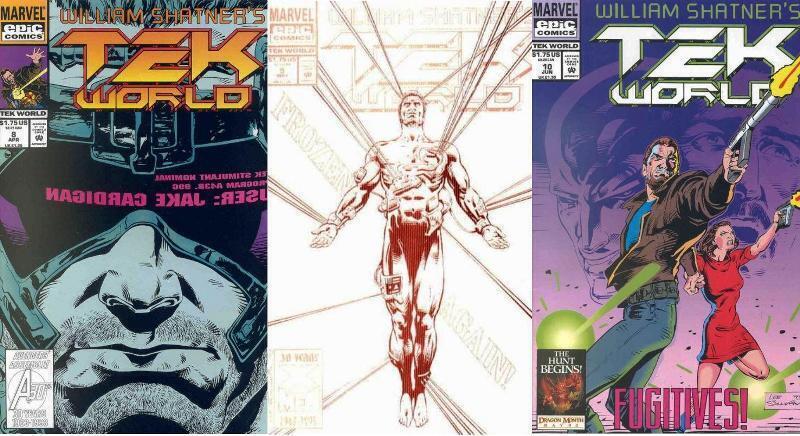 TEK WORLD (1992 EPIC) 1-24 WILLIAM SHATNER'S novel series adapted ...