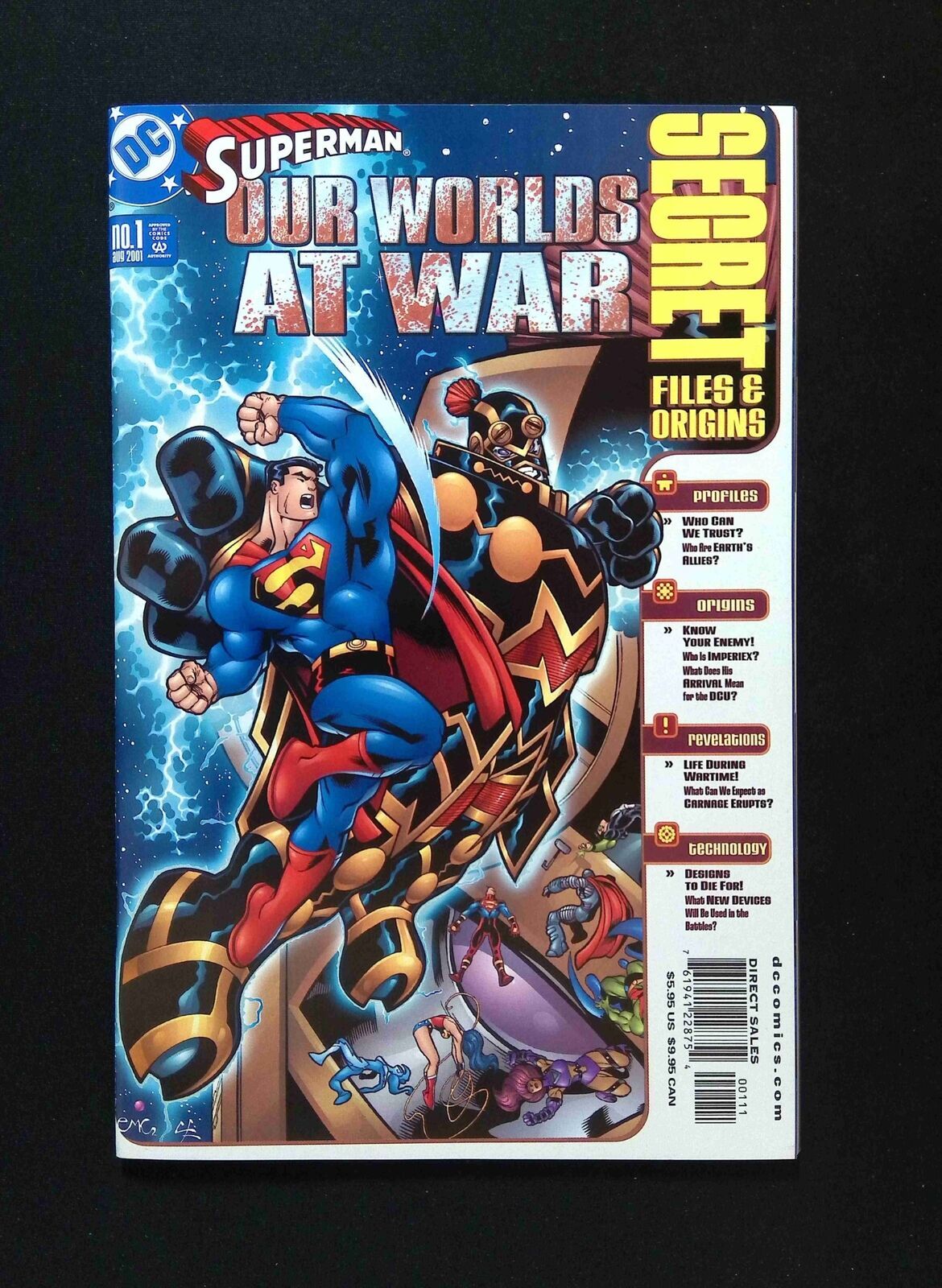 Superman Our Worlds at War Secret Files #1 DC Comics 2001 NM | Comic ...