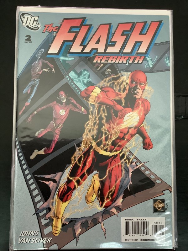 The Flash: Rebirth #2 Ethan Van Sciver Flash Cover (2009) | Comic Books ...