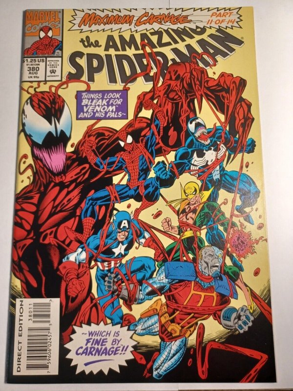 Amazing Spider-Man #380 NM Maximum Carnage Marvel Comics c219 | Comic ...