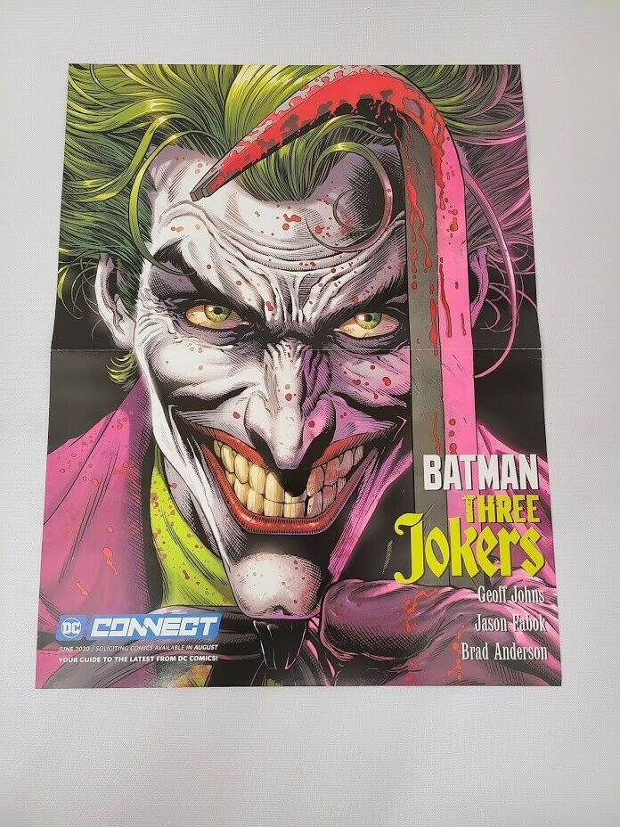 DC Comics 2020 Batman Three Jokers Retailer Exclusive Promo Poster 10 x ...