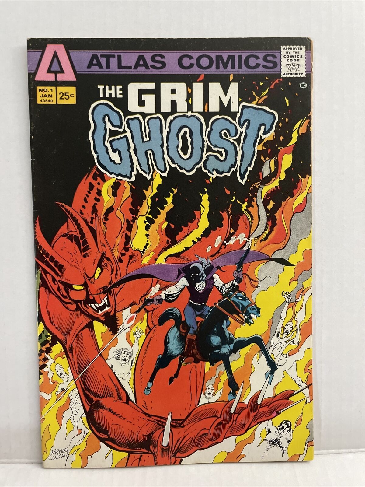 Grim Ghost #1 1975 Atlas | Comic Books - Bronze Age / HipComic