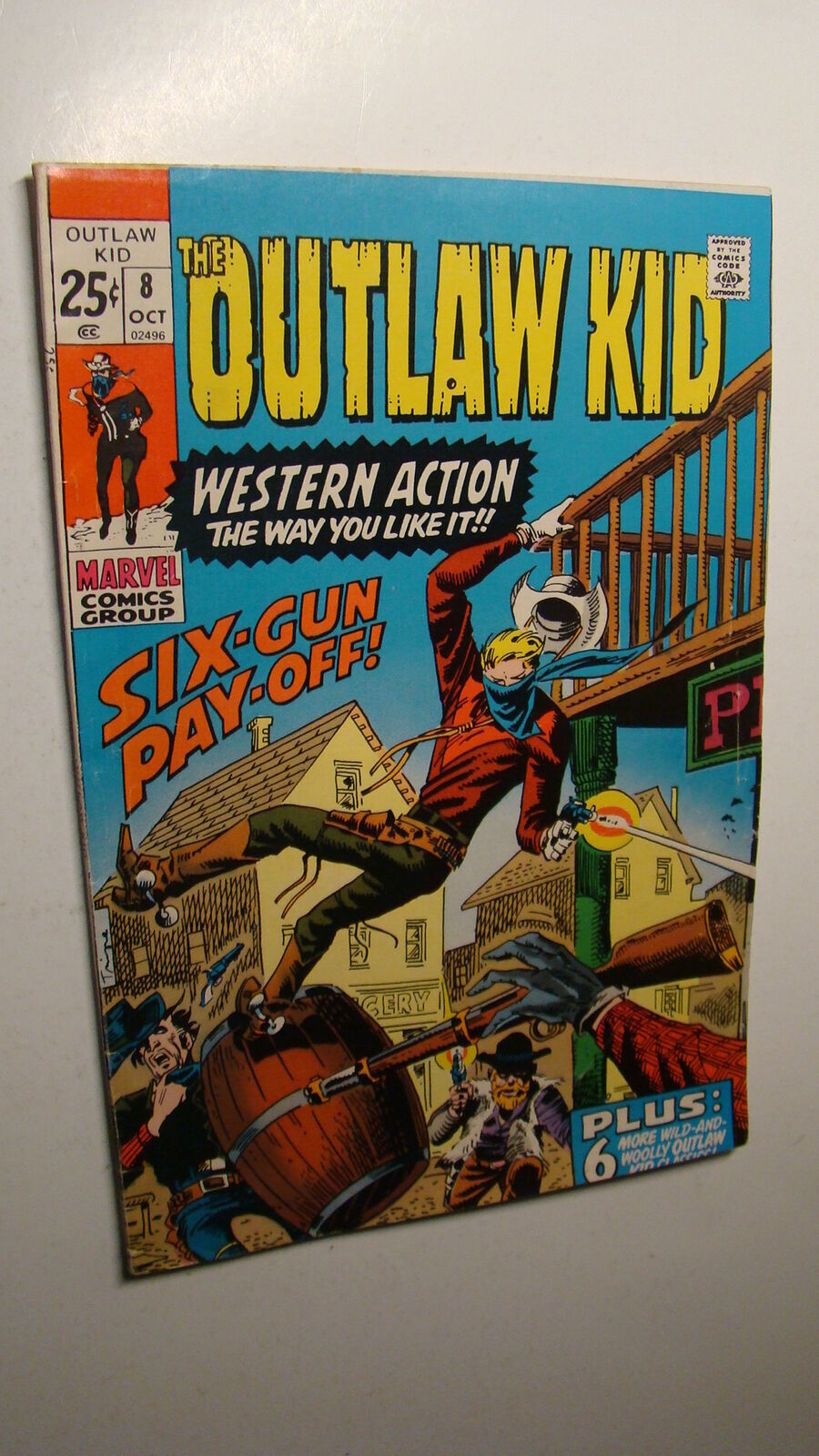 Outlaw KID 8 Solid Double Size Marvel Western KID Colt Rawhide Two-Gun ...