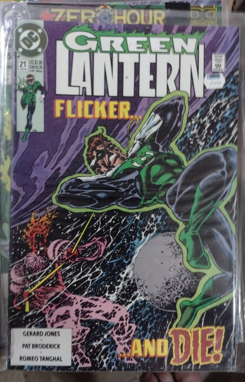 GREEN LANTERN # 21 1991 DC hal jordan flicker | Comic Books - Modern ...