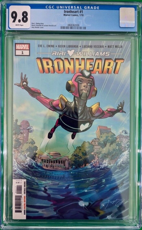 Ironheart #1 - CGC 9.8 - RiRi Williams Key Comic New Disney Show MCU ...