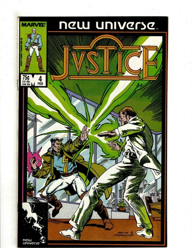 12 Justice Marvel Comics # 1 2 3 4 5 6 7 8 9 10 11 12 New Universe RB2 ...