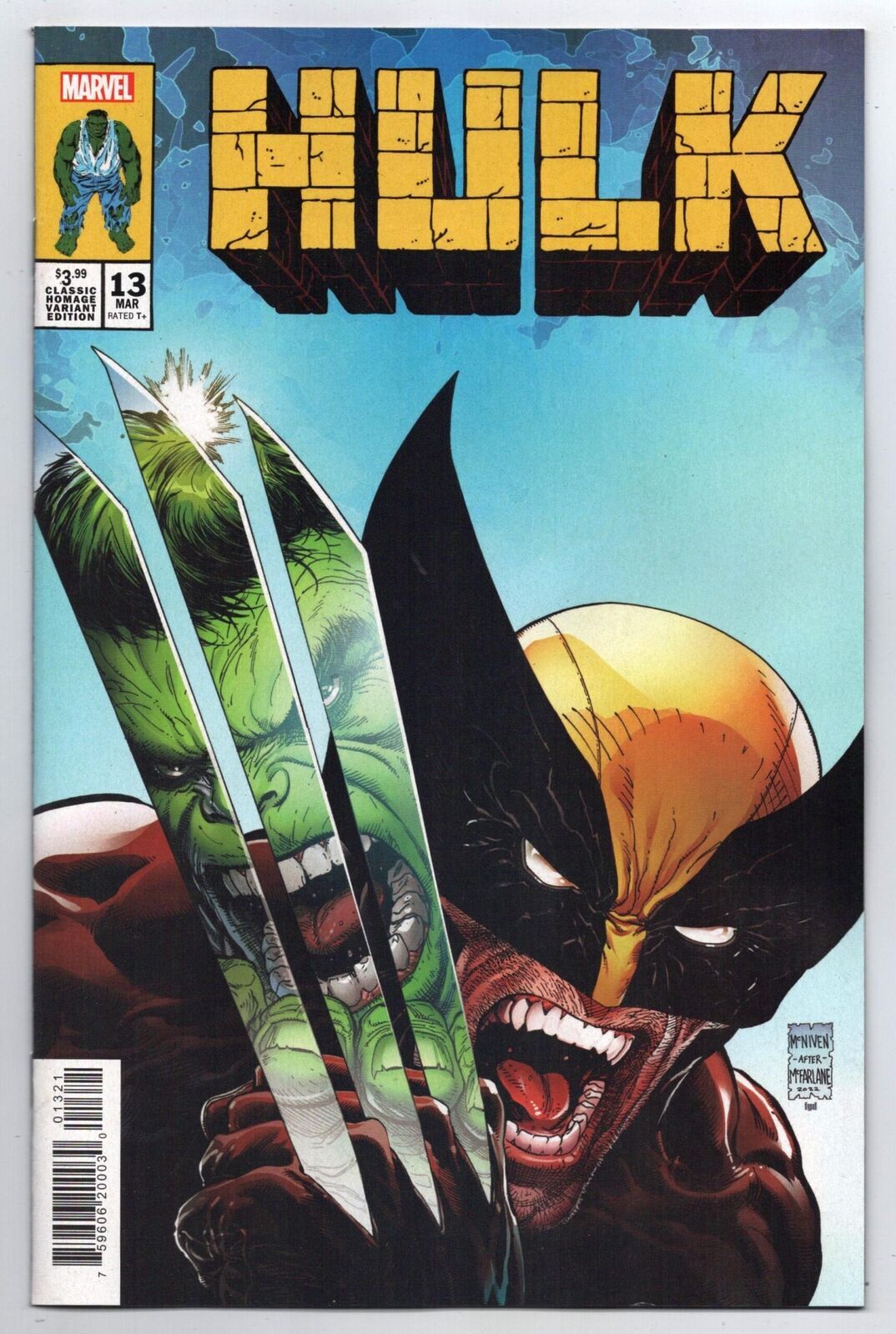 Hulk #13 Steve McNiven Classic Homage Variant (Marvel, 2023) NM | Comic ...