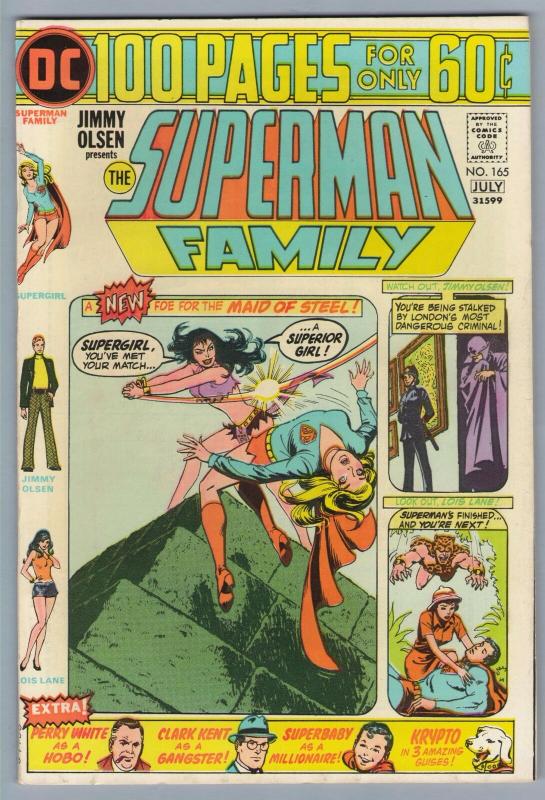 Superman Family 165 Jul 1974 VF (8.0) | Comic Books - Bronze Age, DC ...