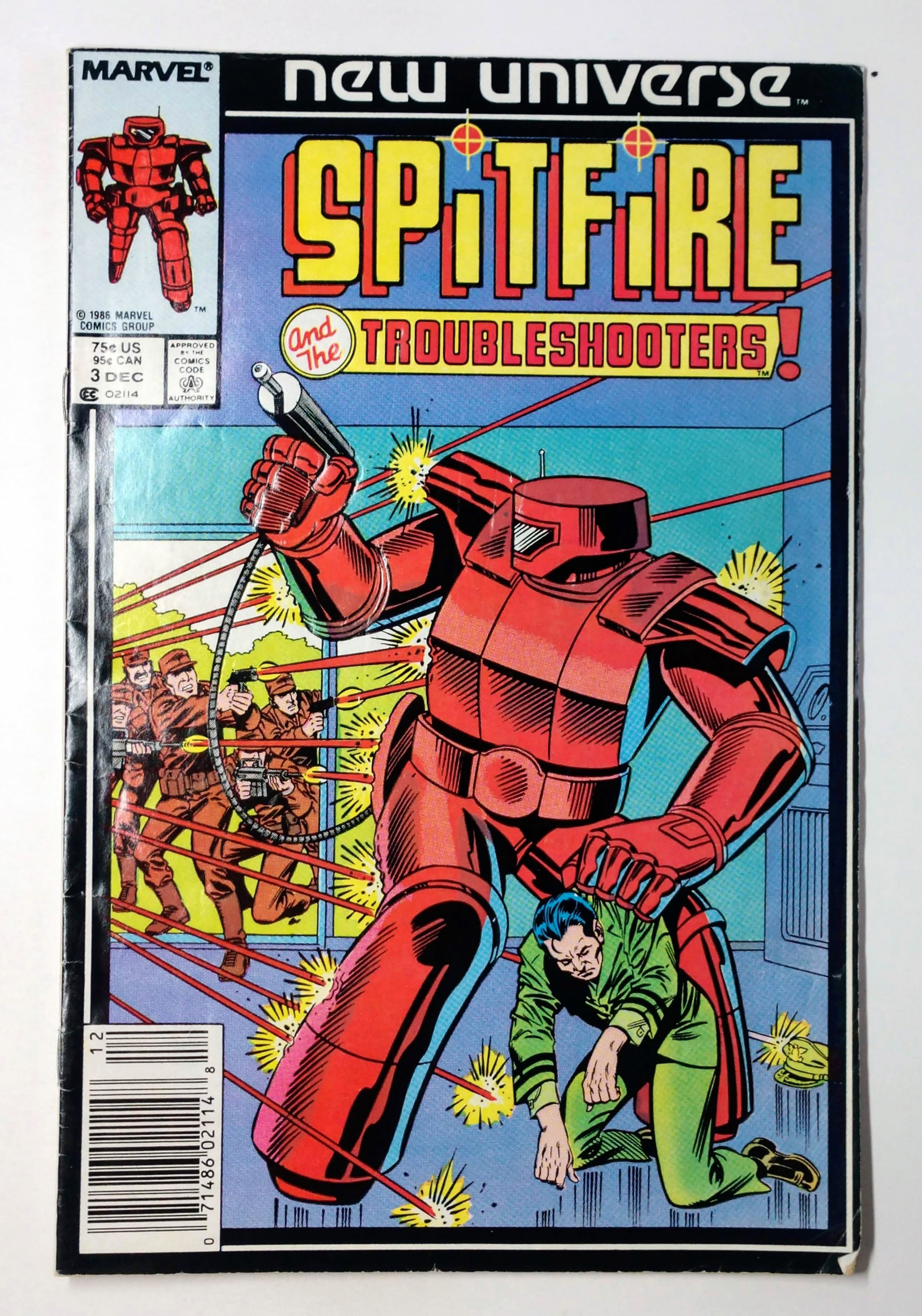 Spitfire and the Troubleshooters #3 (1986) NEWSSTAND | Comic Books ...
