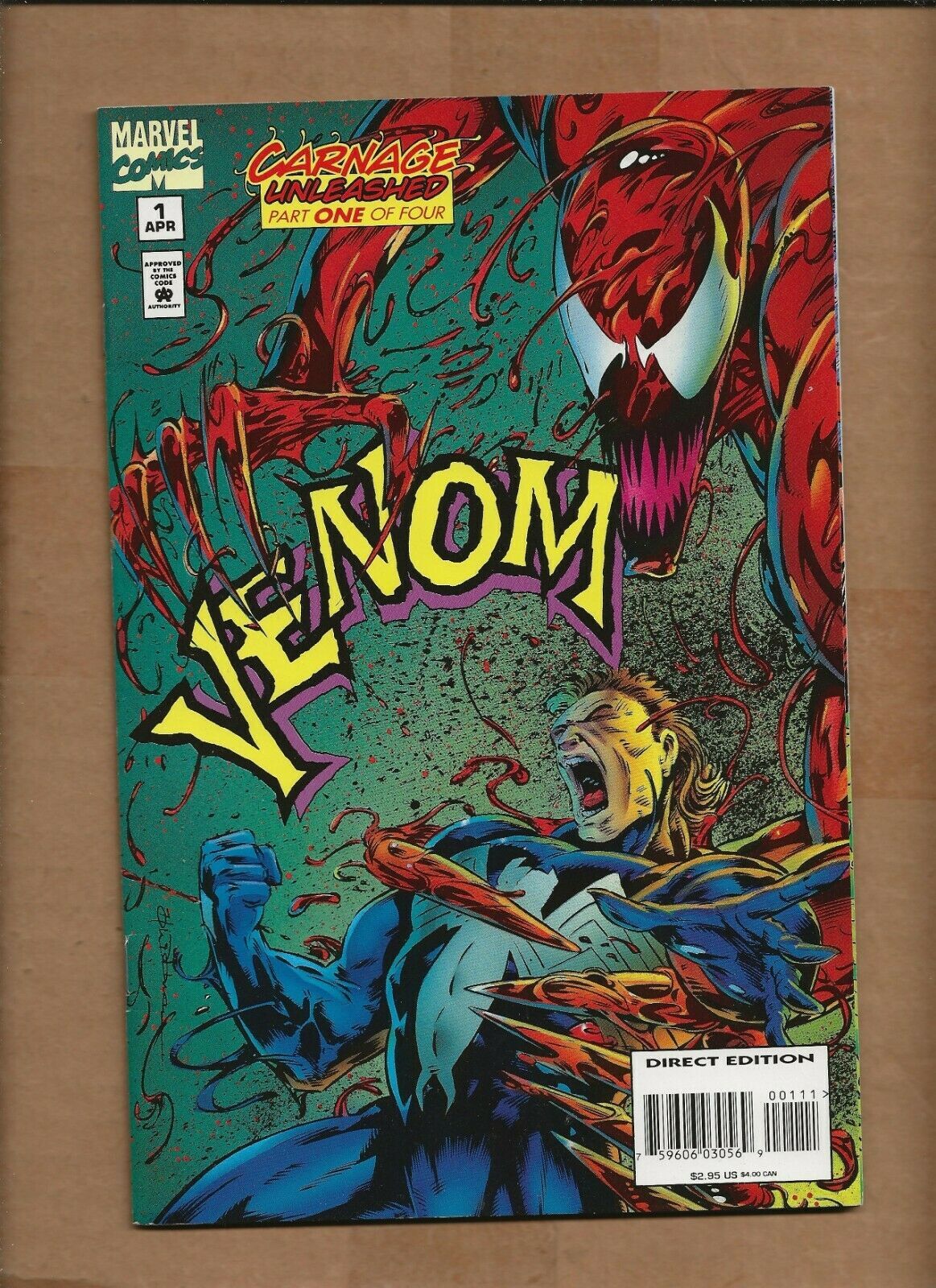 Venom Carnage Unleashed #1 2 3 4 Mini Series SET 1st Printings Marvel ...
