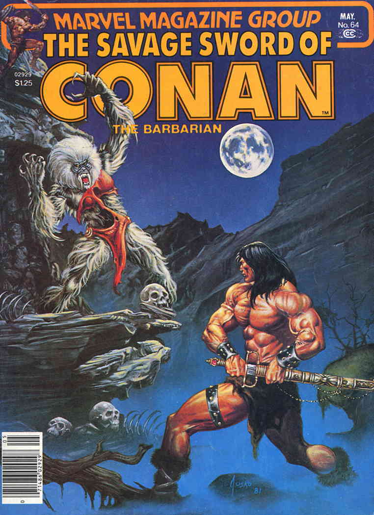 Savage Sword of Conan #64 FN ; Marvel | Joe Jusko | Comic Collectibles ...