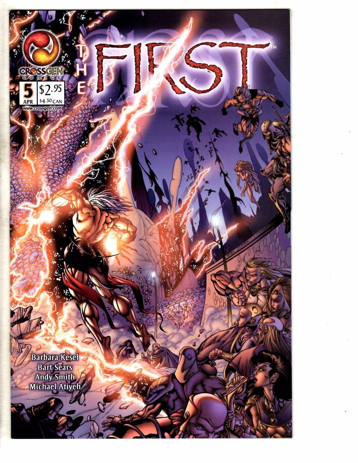 Lot Of 8 The First Crossgen Comic Books # 1 2 4 5 7 9 10 11 Bart Sears ...