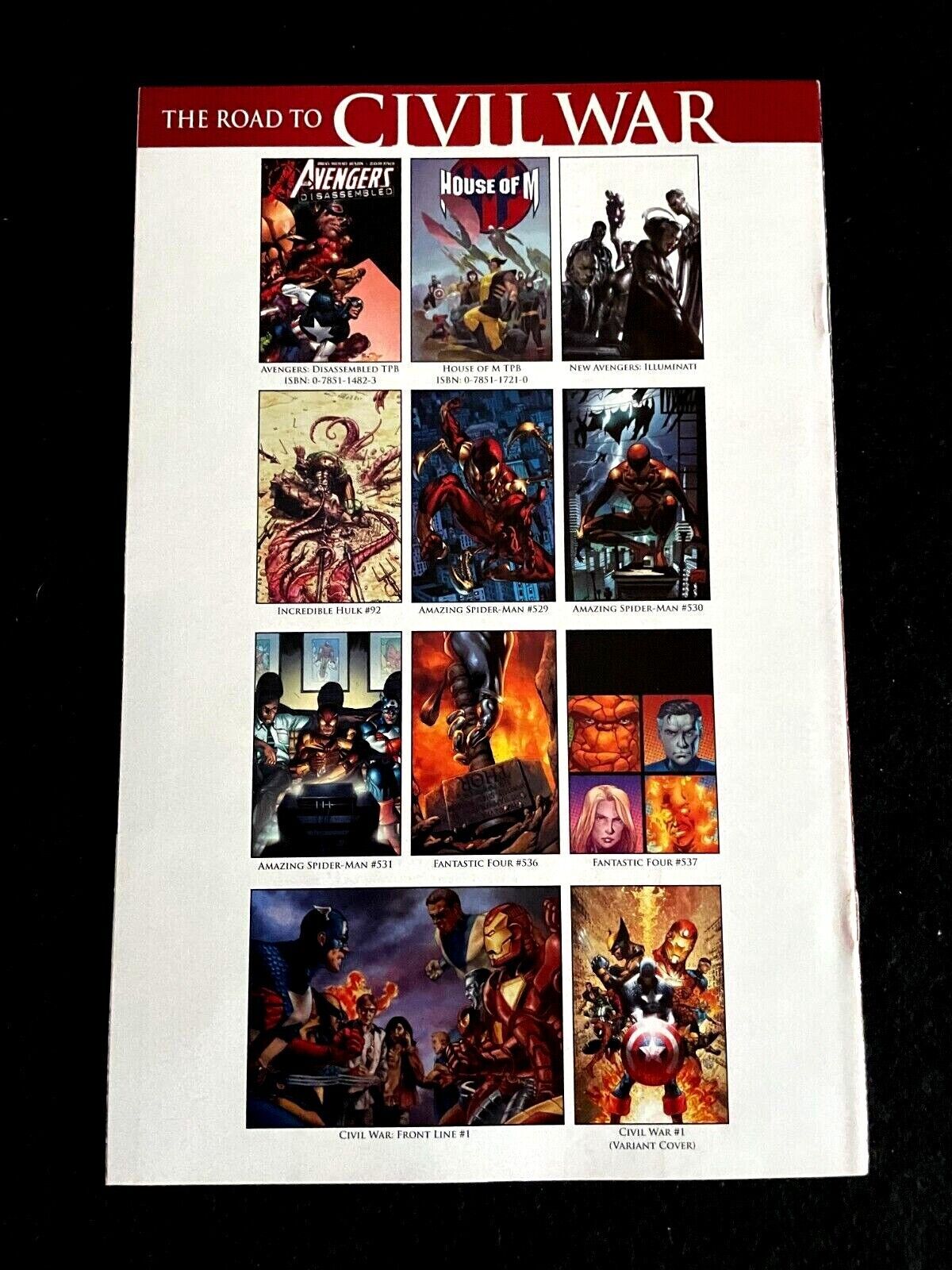 Civil War Opening Shot Sketchbook 2006 - VERY HIGH GRADE ...