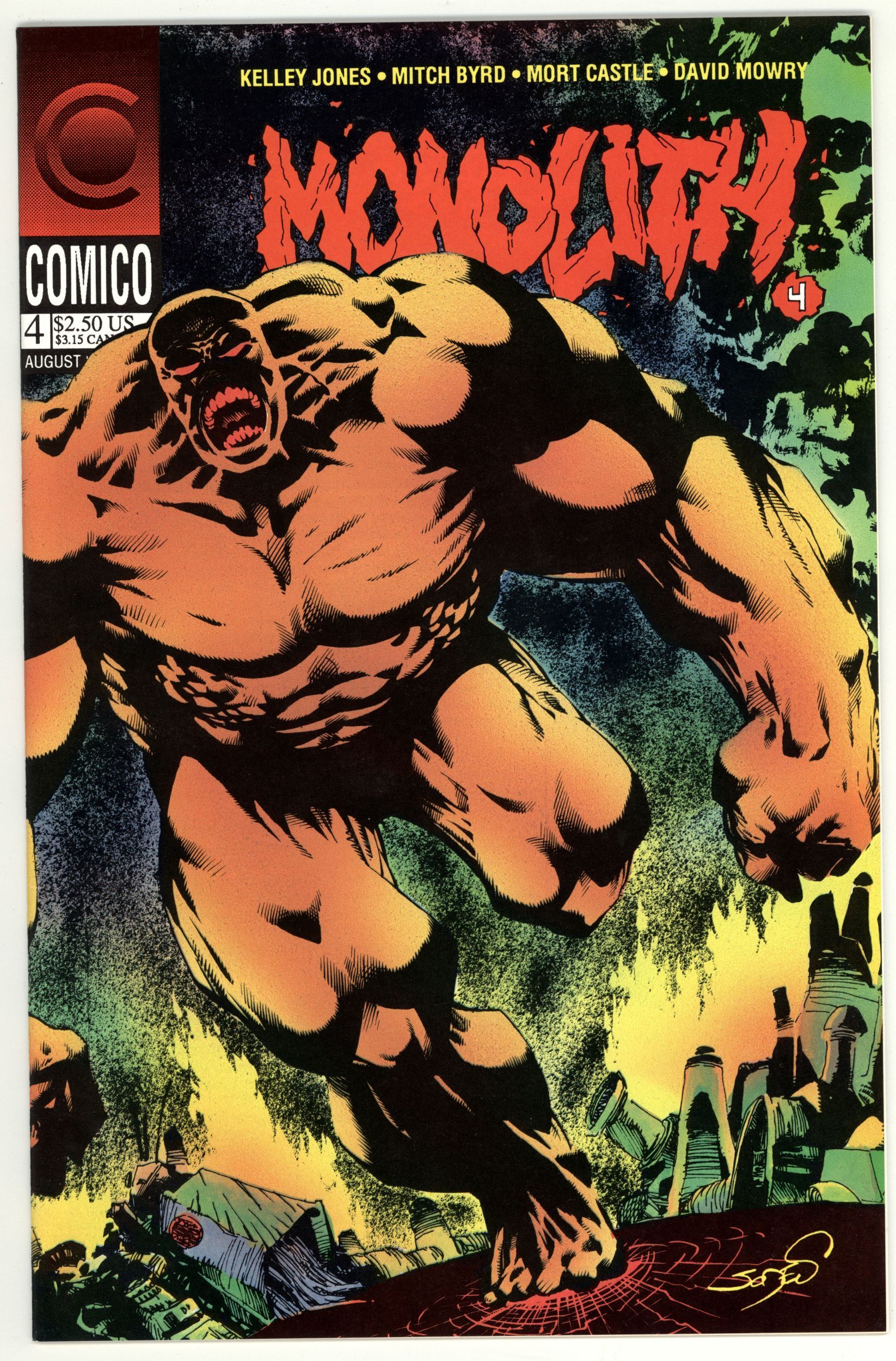 Monolith #1, 2, 3, 4 complete set (1991) | Full Runs & Sets, Comico ...