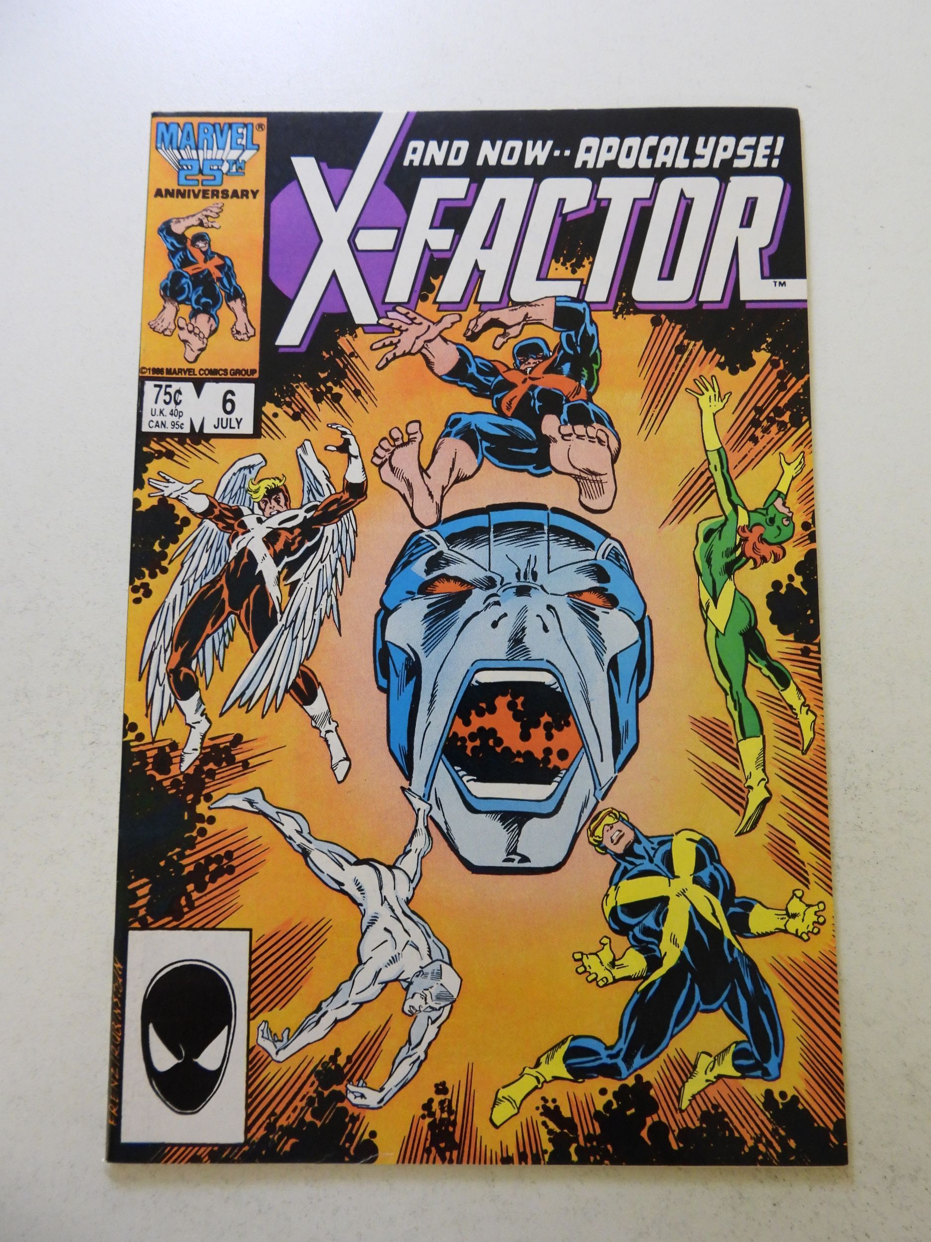 X-Factor #6 (1986) 1st full appearance of Apocalypse VF condition ...