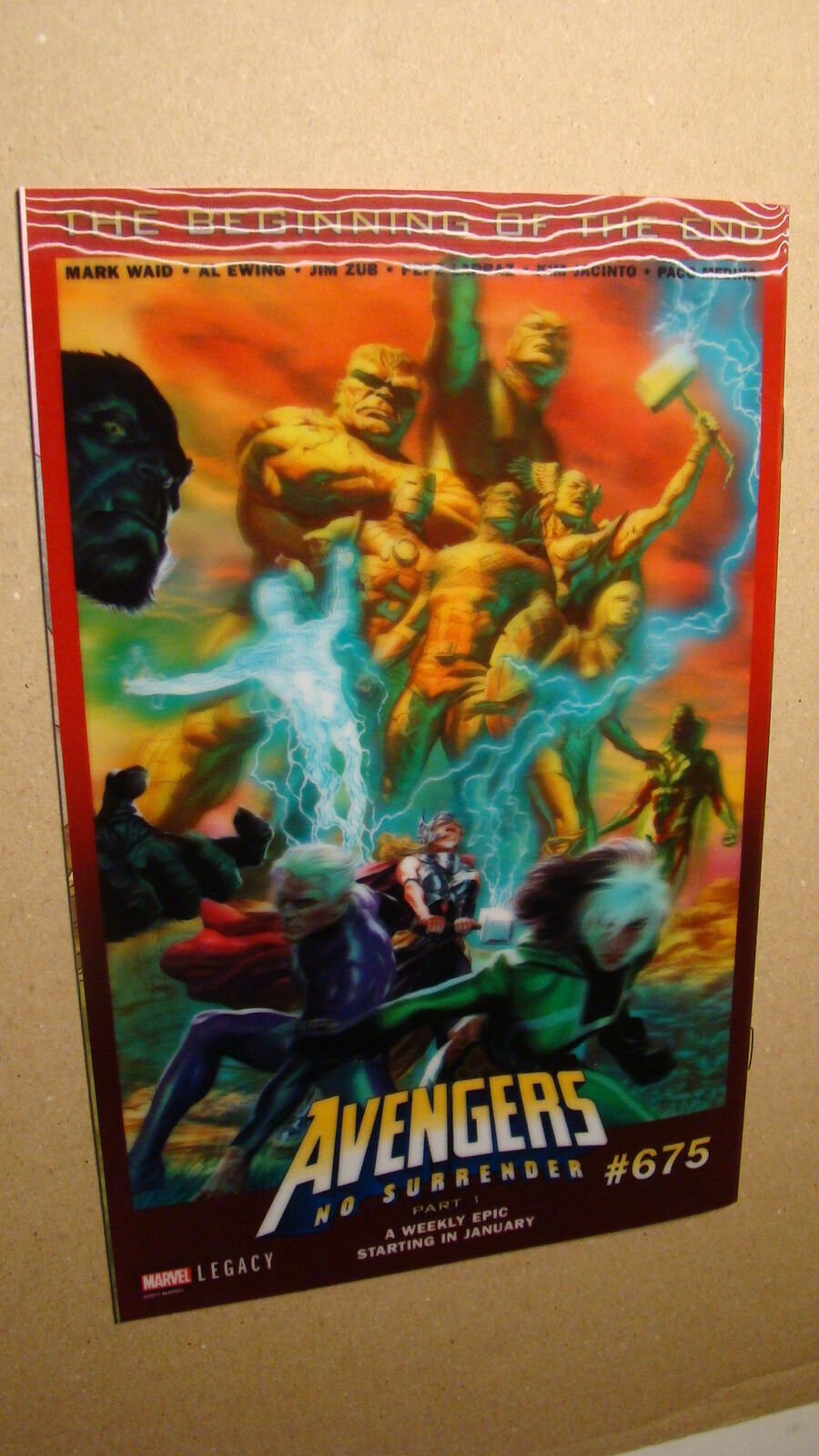 Lenticular Cover - Luke Cage 1 *NM/MT 9.8* Origin Hero for Hire Marvel ...