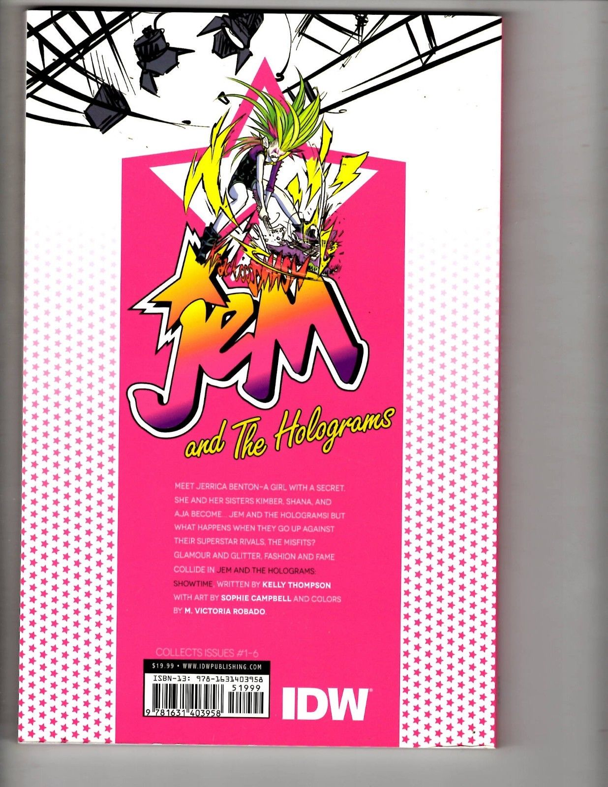 Jem & The Holograms Vol. # 1 Showtime IDW Comics Graphic Novel Comic ...