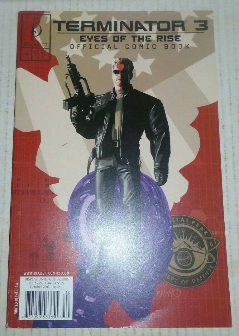 Terminator 3 Eyes Of The Rise # 4 Ocotber 2003 Beckett Comics | Comic ...