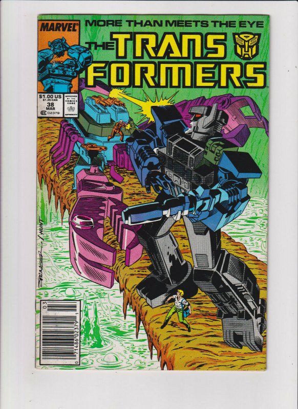 Transformers Marvel Comics #38 VF 8.0 Optimus Prime 1st Sam Witwicky ...