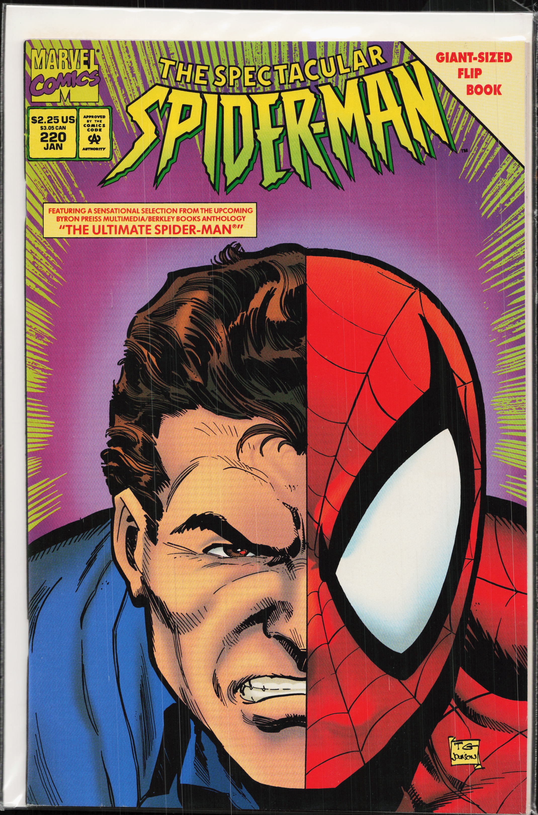 The Spectacular Spider-Man #220 Direct Edition (1994) Spider-Man ...
