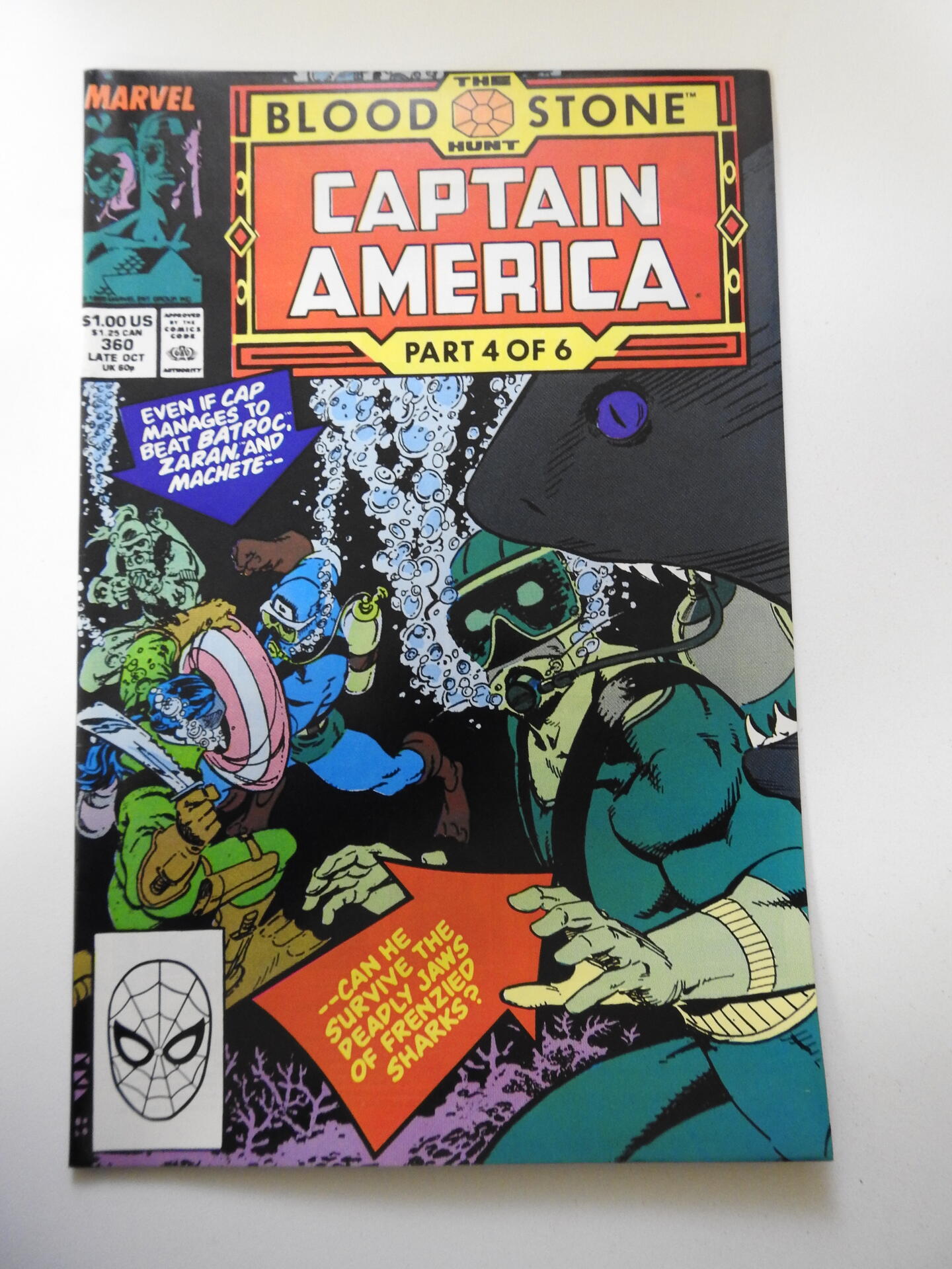Captain America #360 (1989) | Comic Books - Copper Age, Marvel / HipComic