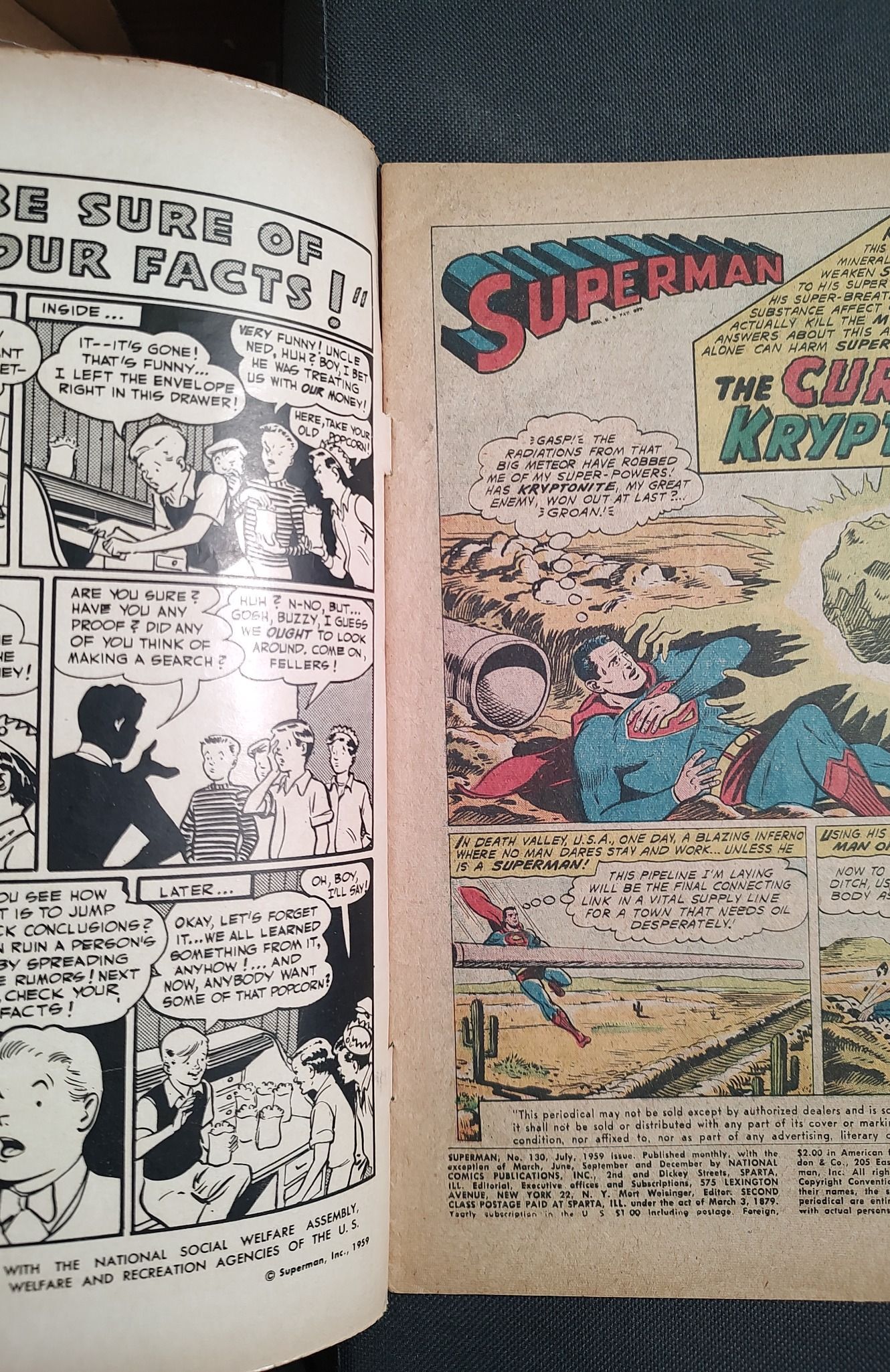 Superman #130 (1959) | Comic Books - Silver Age, DC Comics, Superman ...