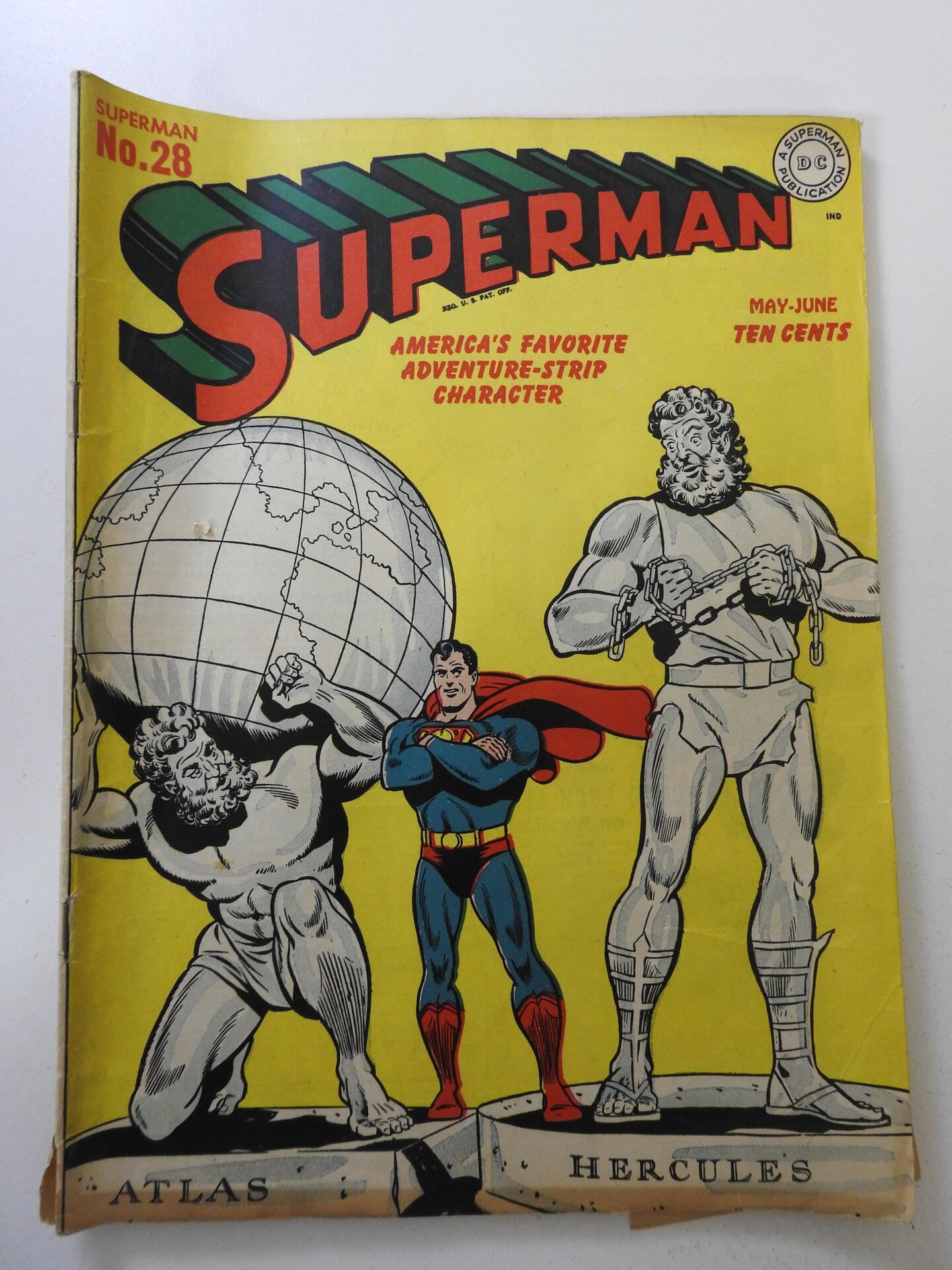 Superman #28 (1944) GD Condition 6 in tear back cover | Comic Books ...