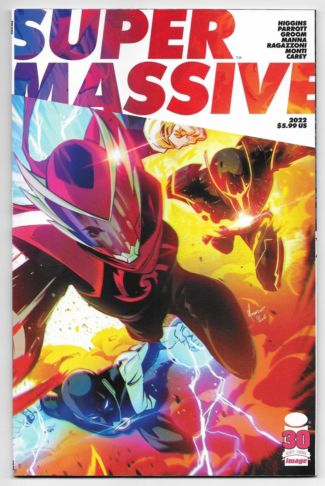 Supermassive Oneshot Cover A Manna Inferno Girl Red Debut Image Comics ...