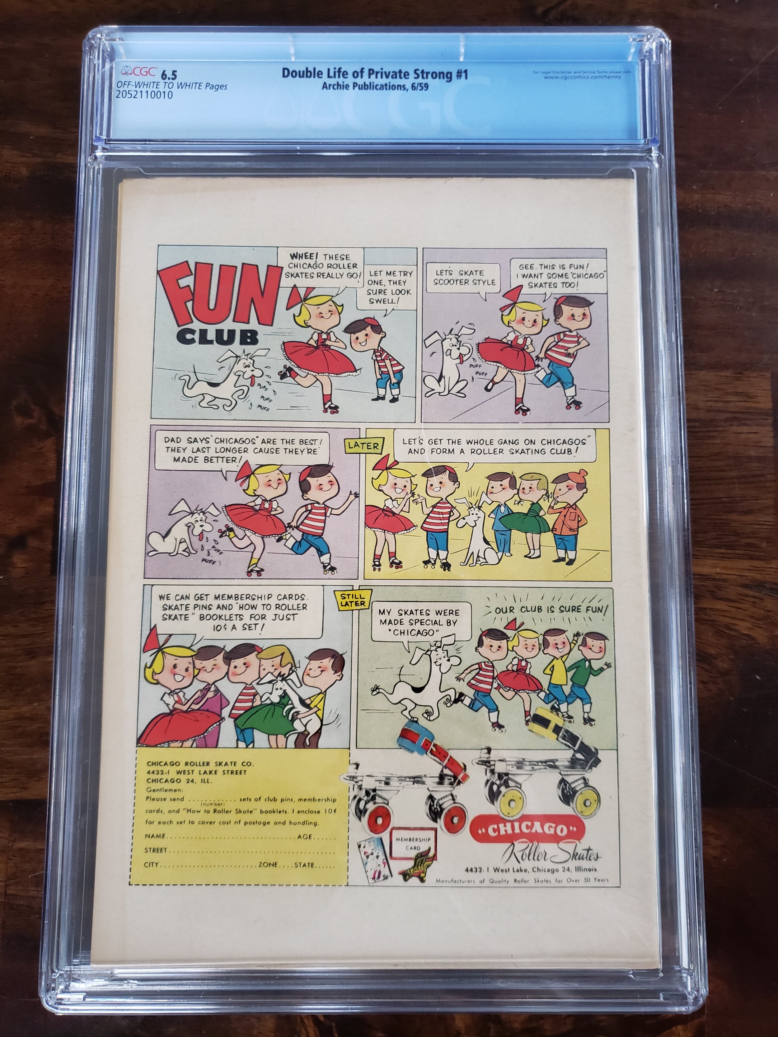 Double life of private strong 1 CGC 6.5 1st appearance of the Fly ...