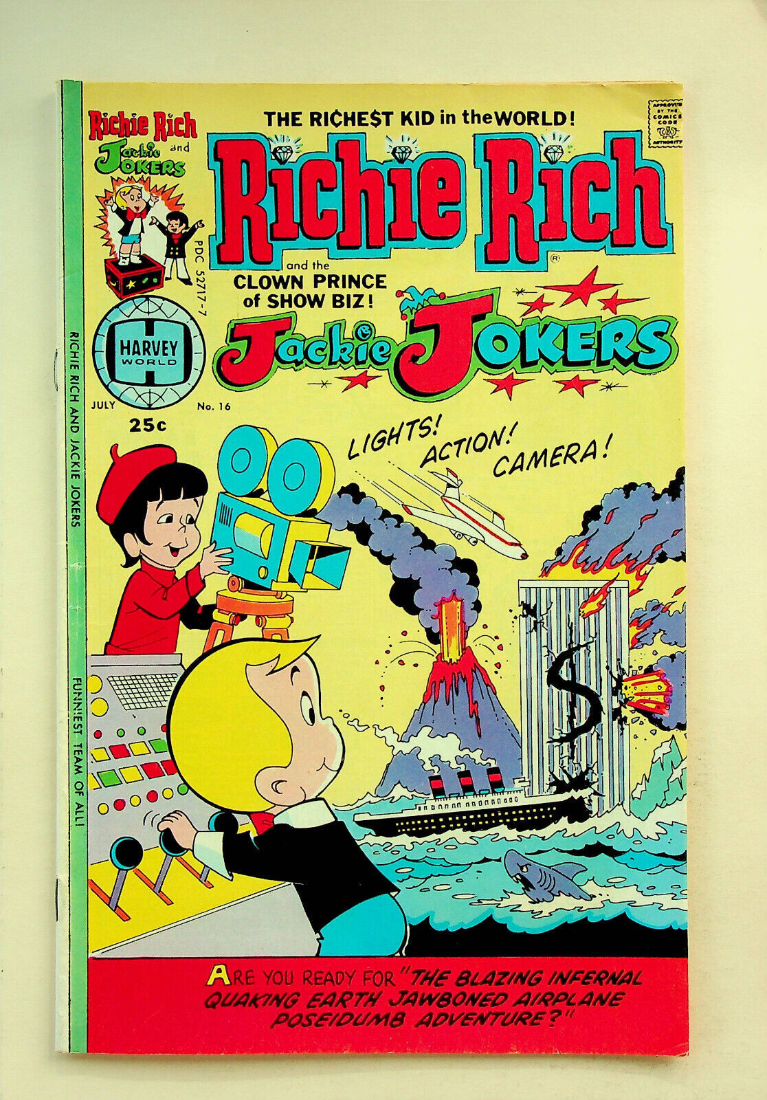Richie Rich and Jackie Jokers #16 (Jul 1976, Harvey) - Good | Comic ...