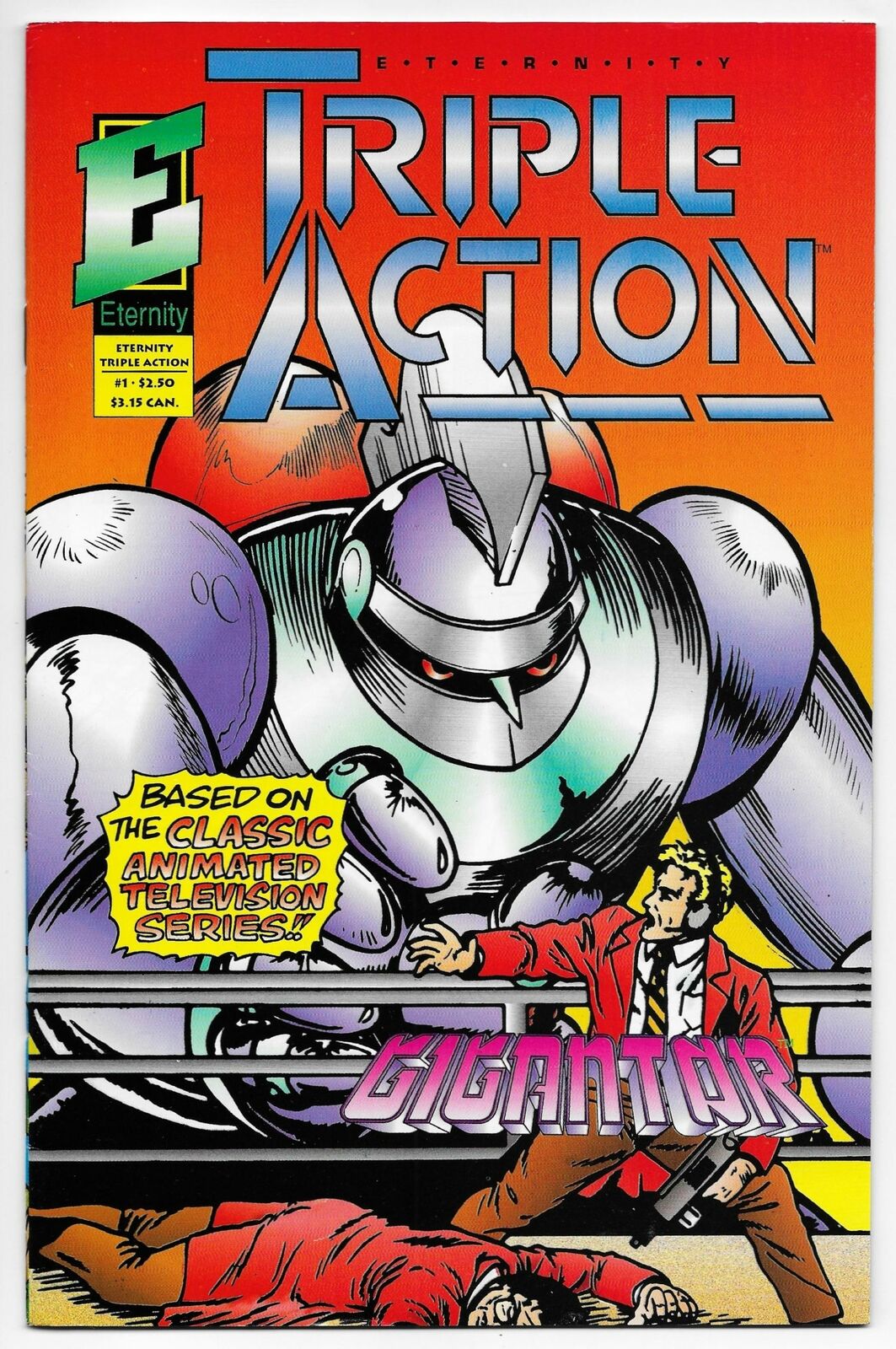 Triple Action #1 Amazon Gazonga | Gigantor (Eternity, 1993) FN | Comic ...
