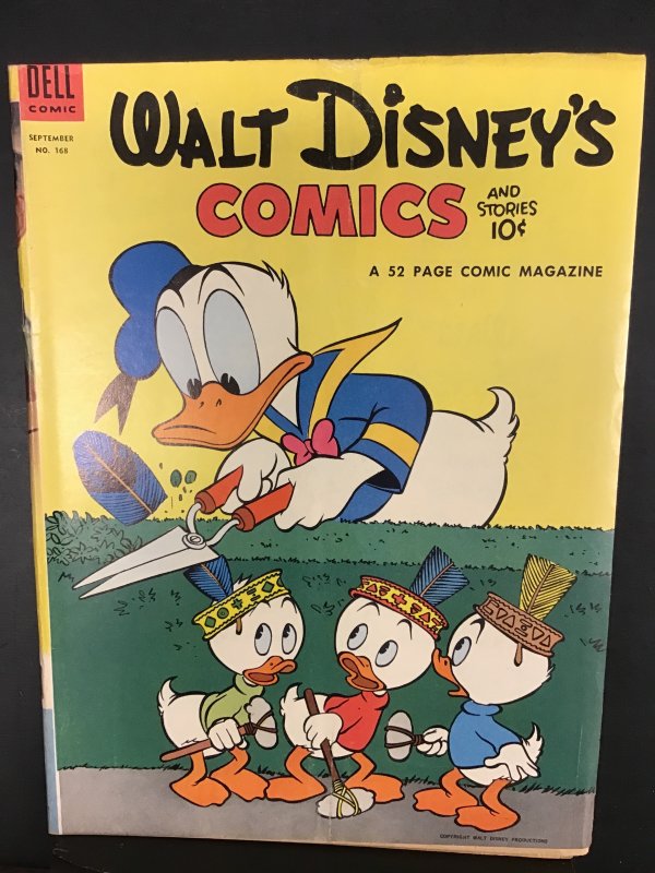 Walt Disney's Comics & Stories #168 (1954) | Comic Books - Golden Age ...