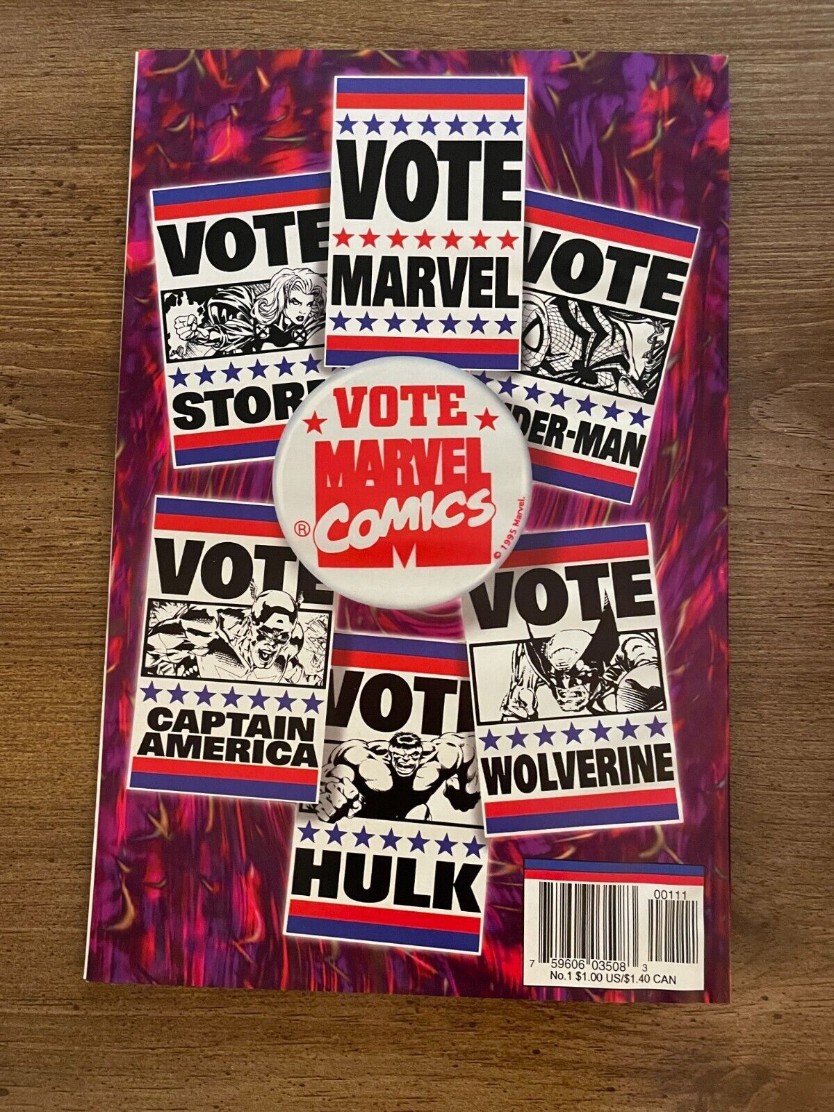Marvel Vision The Marvel Fan Magazine # 1 NM January 1996 Comic Book ...