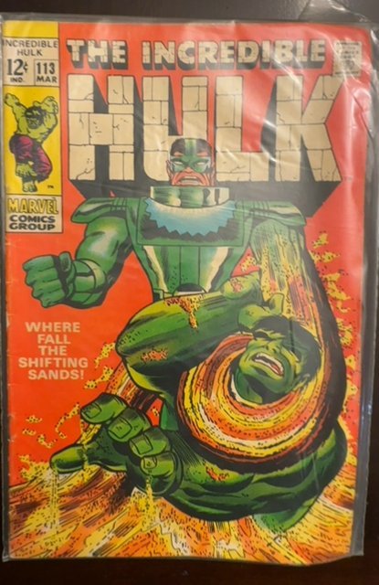 The Incredible Hulk #113 (1969) Hulk | Comic Books - Silver Age, Marvel ...