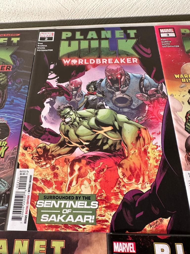 PLANET HULK WORLDBREAKER 1 2 3 4 5 Complete set She Hulk Cho Korg ...